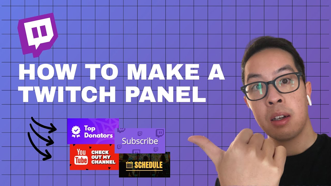 Twitch Panel Maker Tutorial Free Customizable Templates Youtube