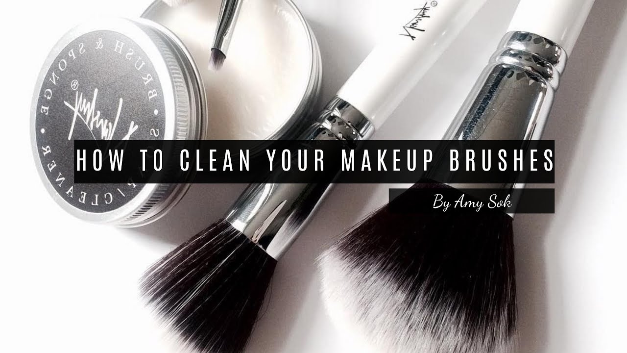 How To Clean Your Brushes Makeup Tutorial Youtube