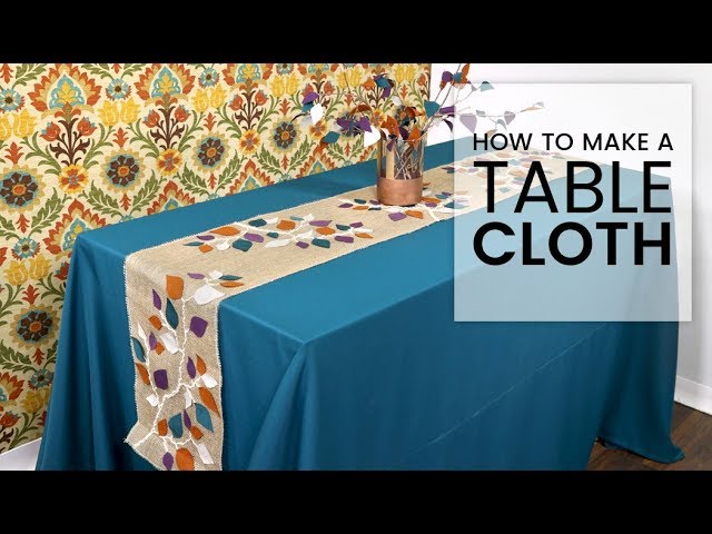 Sew A Fabric Tablecloth