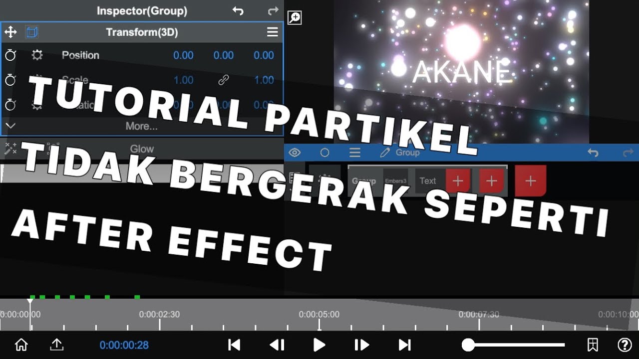 Not Moving Particles Like Ae Node Video Tutorial Youtube