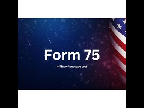 Introductory Military E C L T Proficiency Test Model 75 Youtube