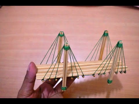 Simple Suspension Bridge Toothpick Designs This Is The Tenth Time