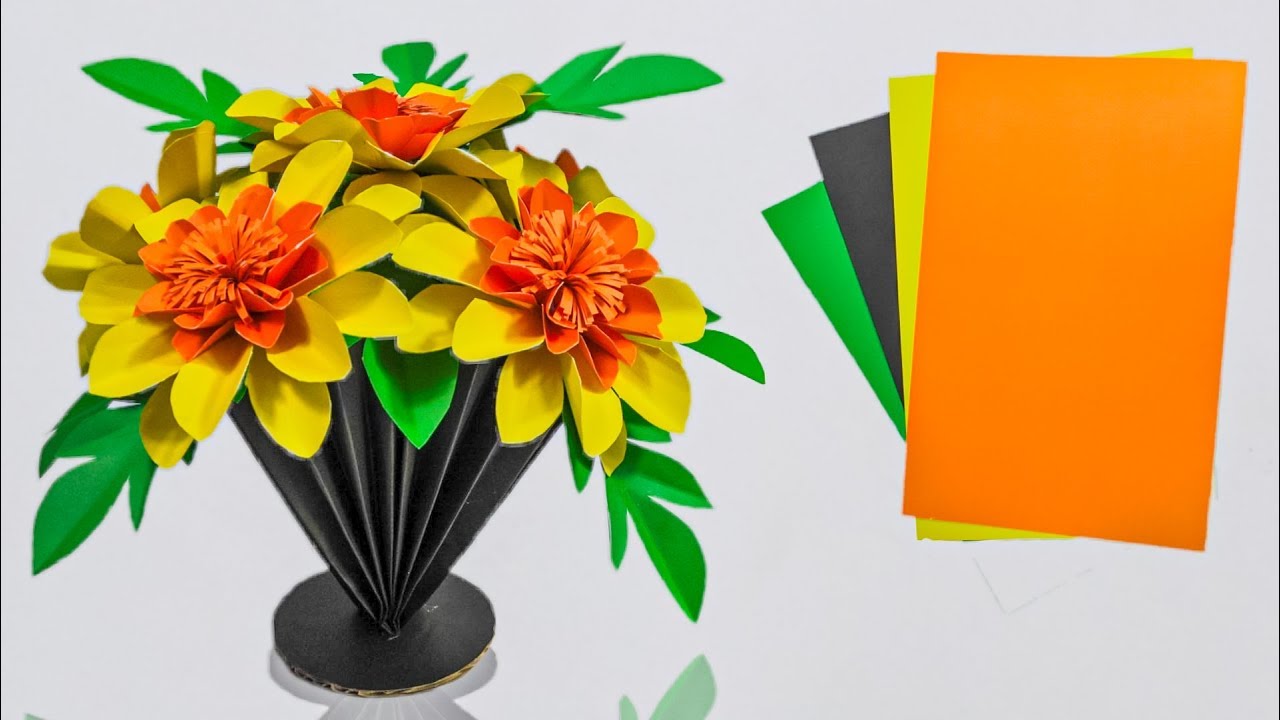Easy Steps To Make An Origami Vase Easy Origami Tutorial