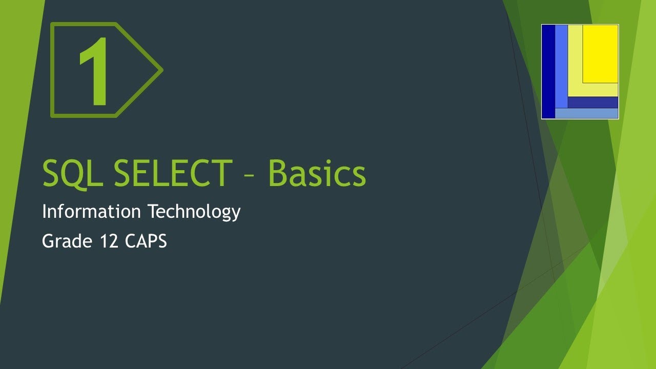 Sql Basics Select Queries Part 1 Youtube
