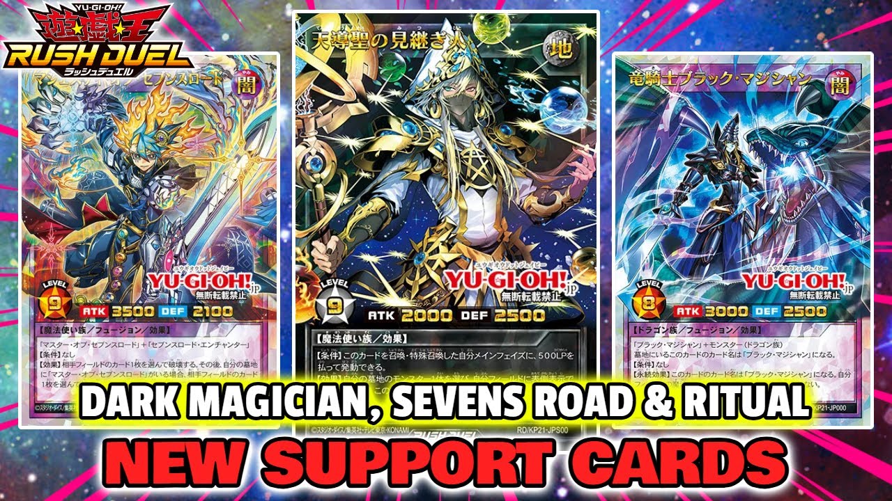 New Cards For Dark Magician Sevens Road And Rituals Yu Gi Oh Rush