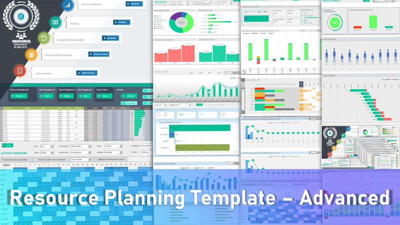 Resource Planning Template Advanced Youtube