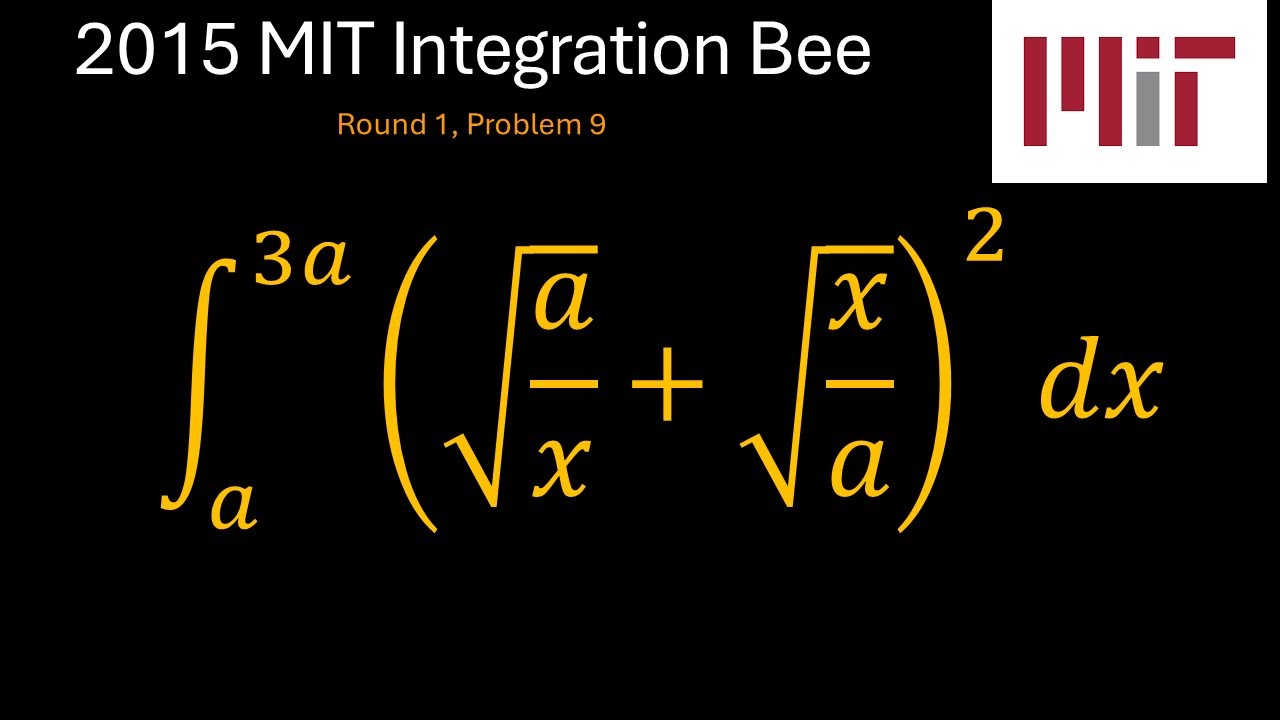 2015 Mit Integration Bee Round 1 Problem 9 Youtube