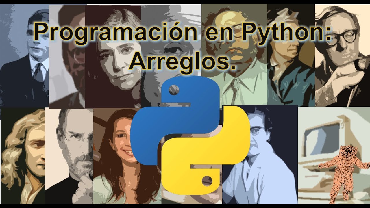 Programación En Python Arreglos Youtube