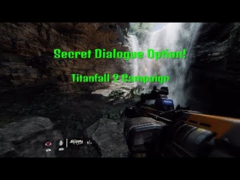 Secret Dialogue Option In Titanfall 2 S Into The Abyss Mission Youtube