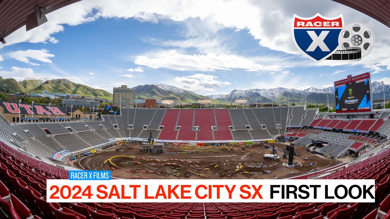 First Look Slc Supercross 2024 With The Points Leaders Youtube