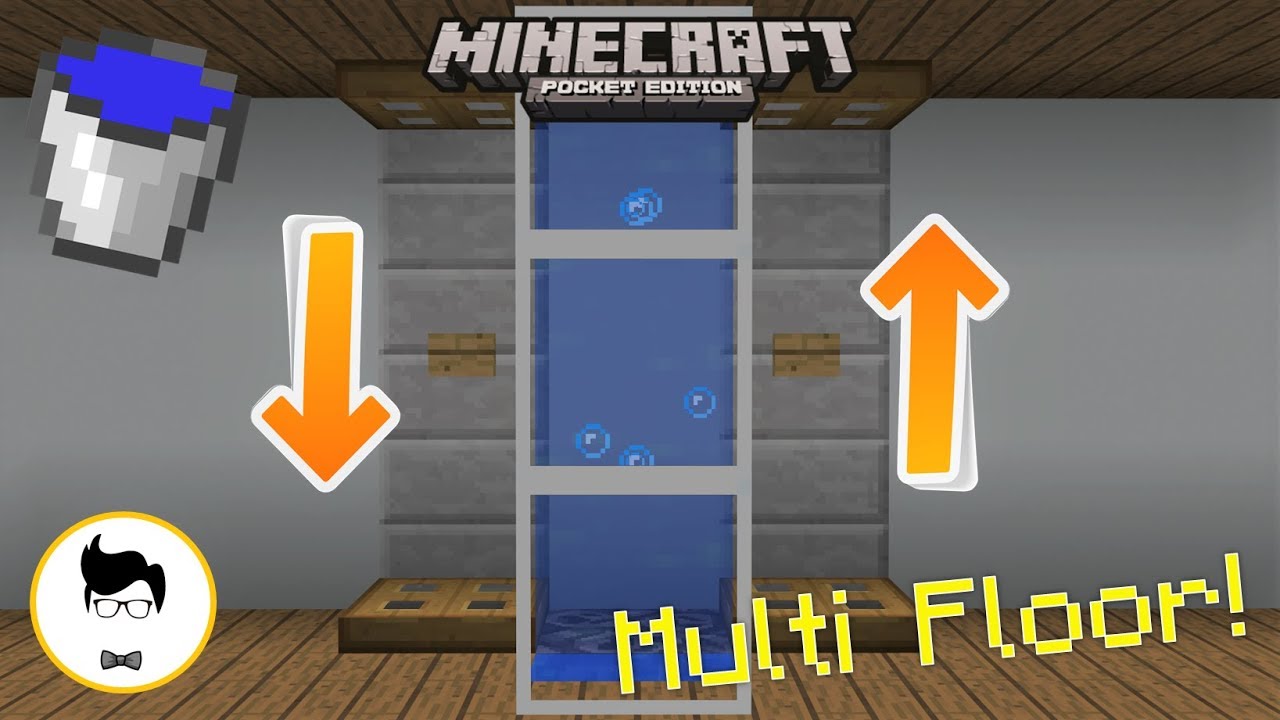Minecraft Multi Floor Water Elevator Floor Roma