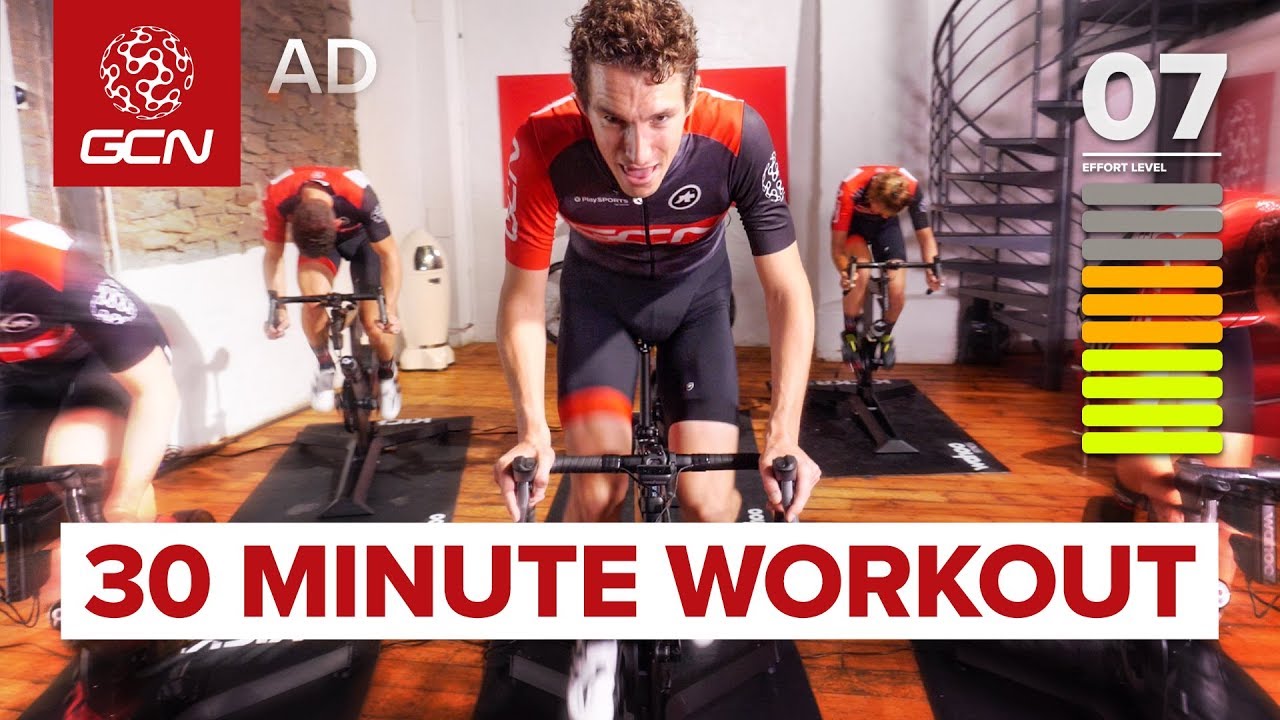 Hiit Indoor Cycling Workout 30 Minute Intervals Fitness Training