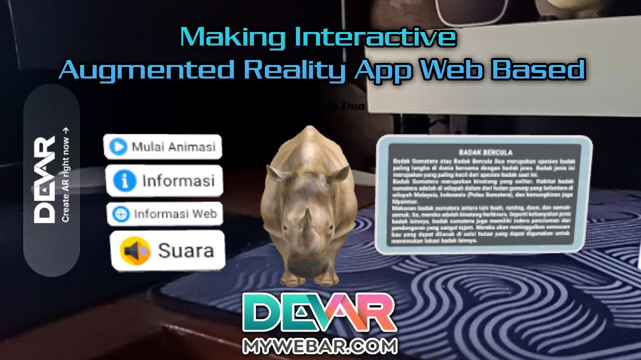 How To Make Interactive Augmented Reality Web Based Mywebar Tutorial