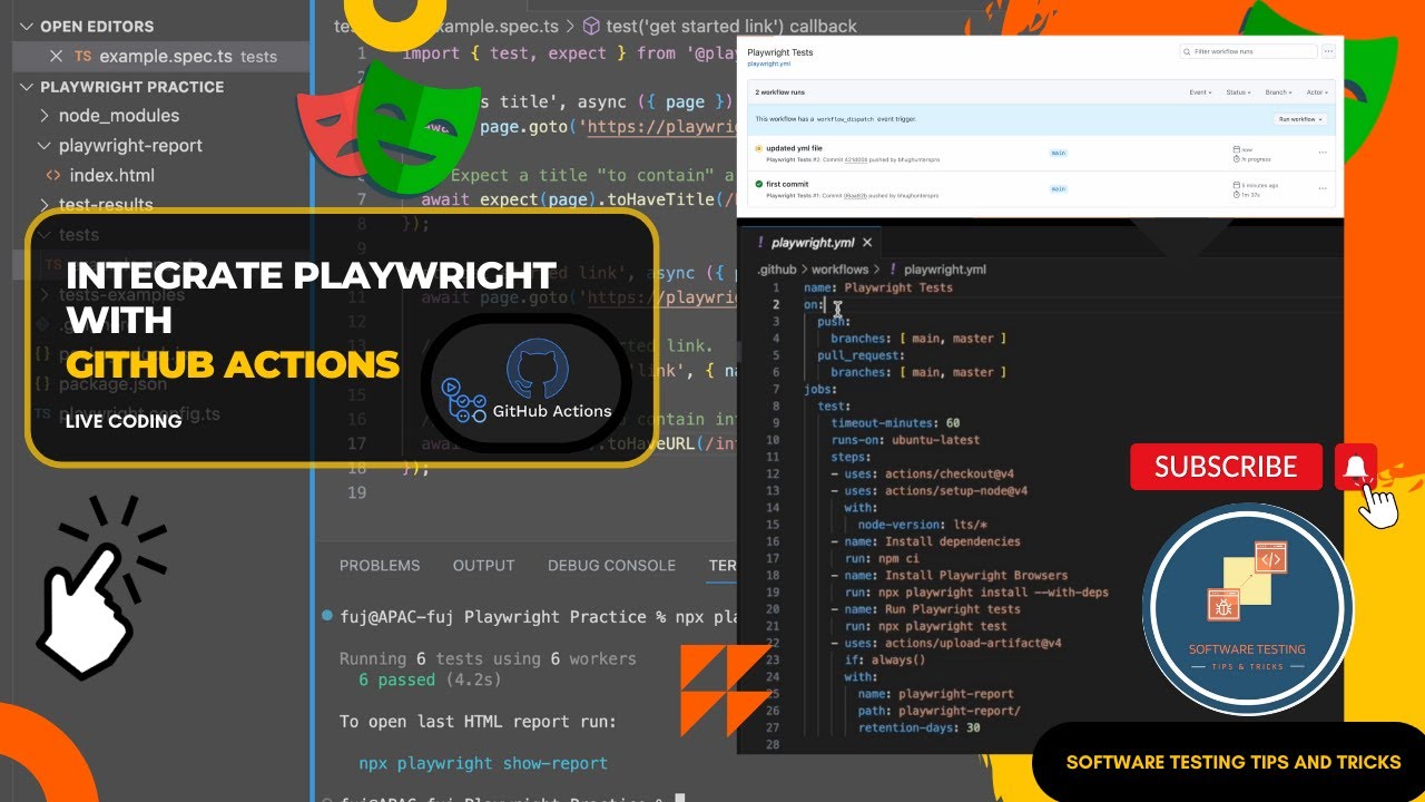 Playwright Beginners Tutorial Integrate Playwright With Github