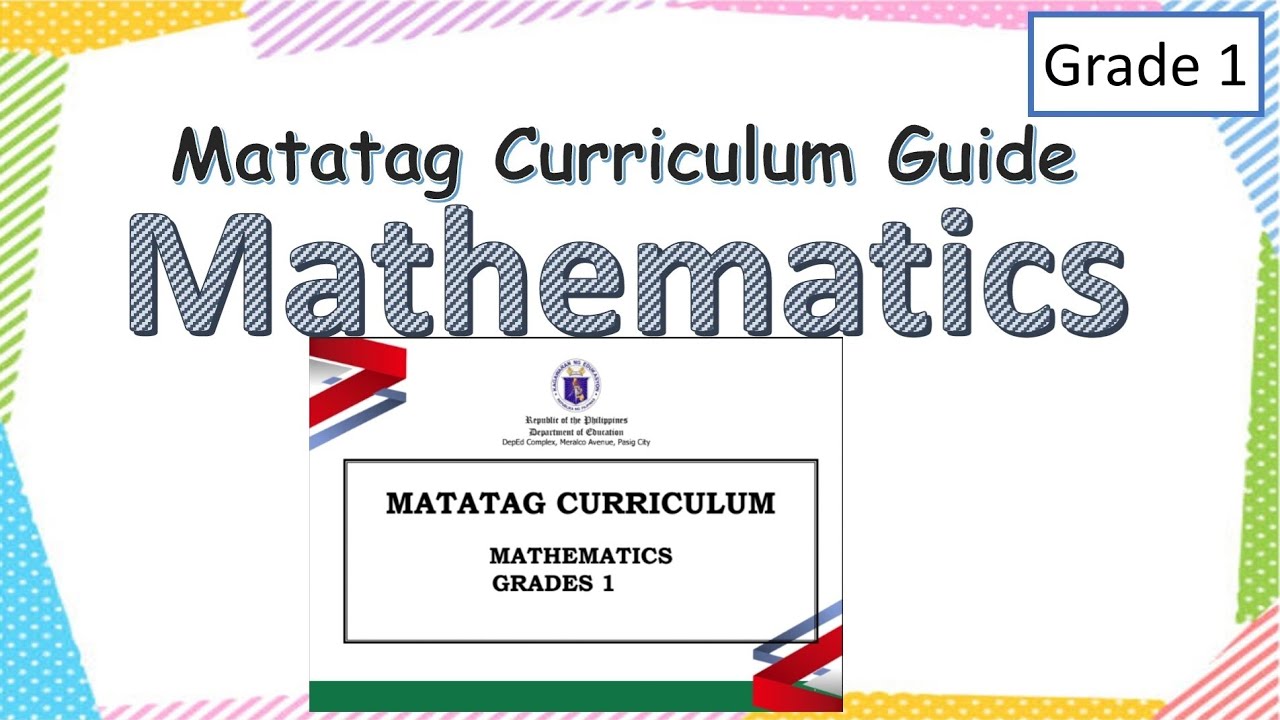 Matatag Curriculum Guide Grade 1 Math Workbook