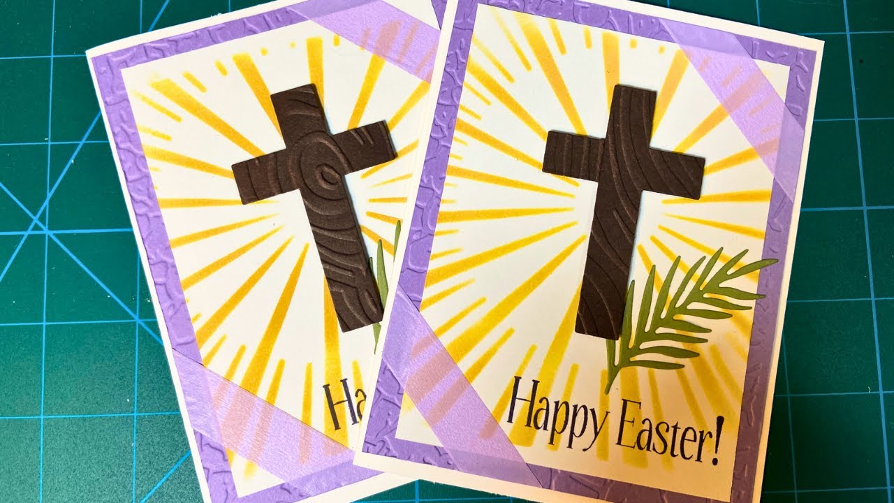 Let S Create Christian Themed Easter Cards Youtube