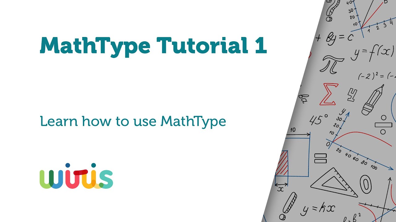 Mathtype Tutorial 1 Youtube