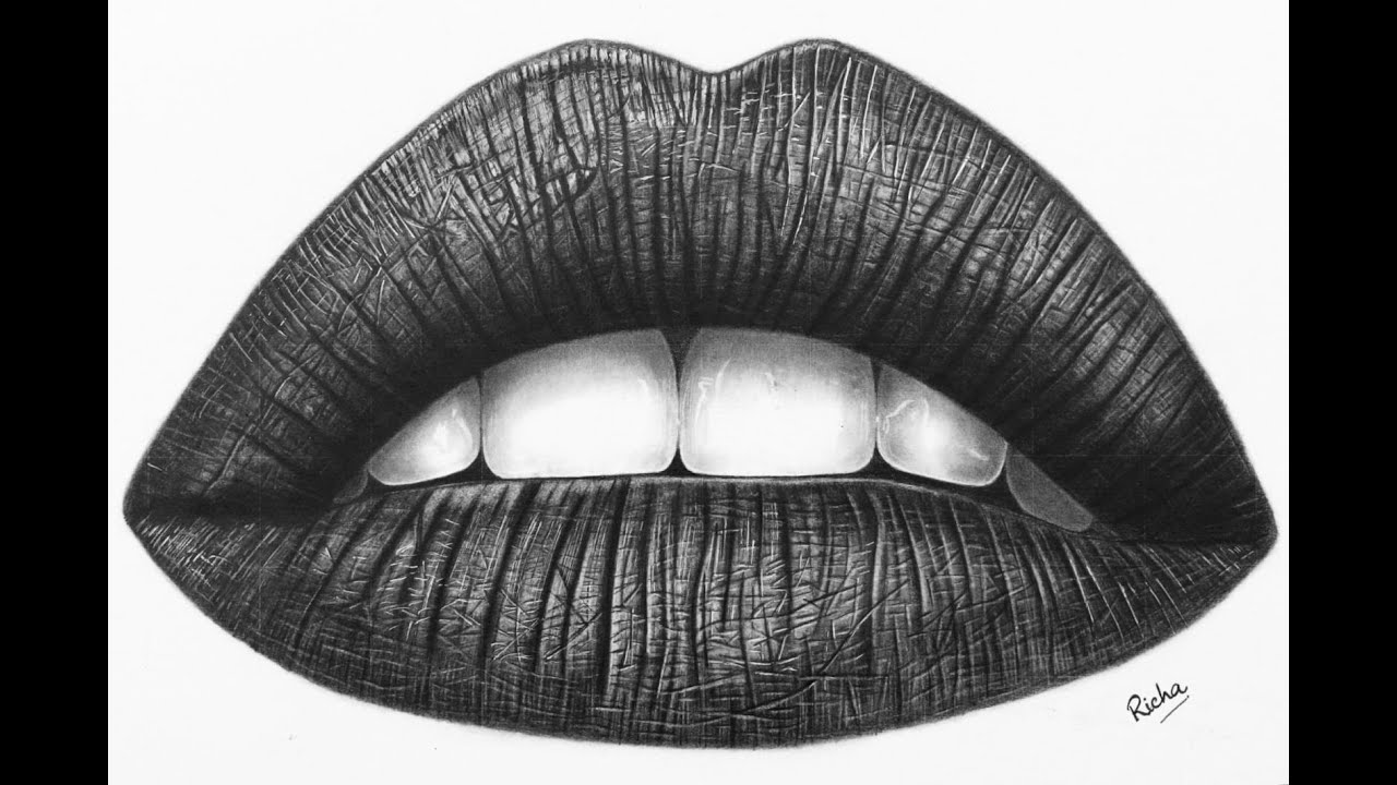 How To Draw A Hyper Realistic Lips Infoupdate Org