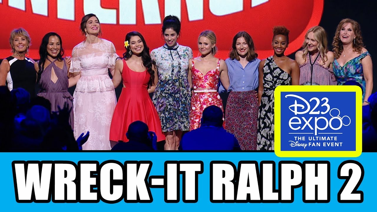 Wreck It Ralph 2 Disney Princesses Presentation At D23 Expo Youtube