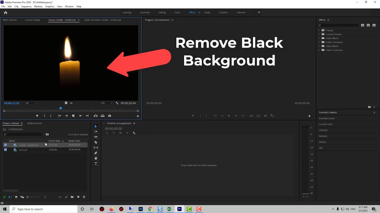 How To Remove Background In Adobe Premiere Pro Without Green Screen