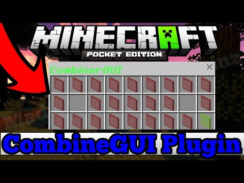 Pocketmine Plugin Combinegui Tutorial Youtube