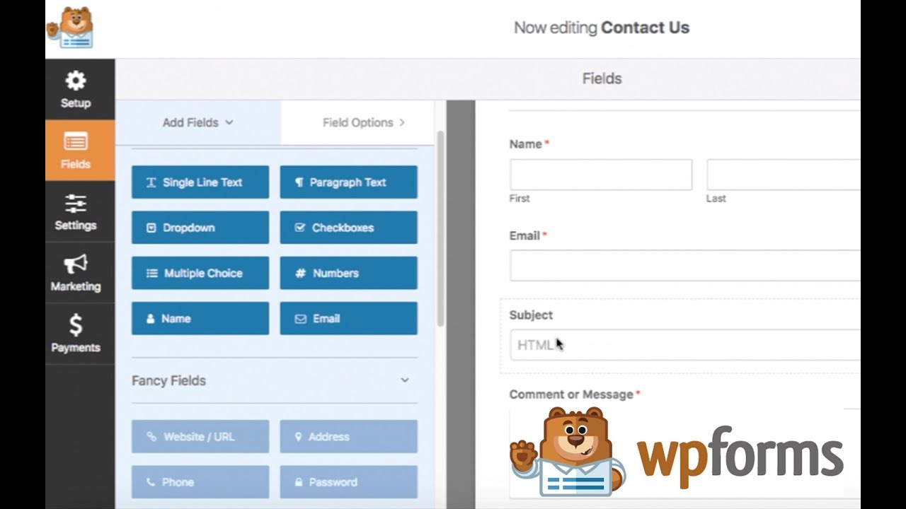 How To Use Wpforms In Wordpress Youtube