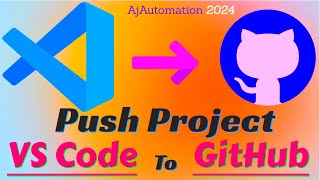 How To Push Project To Github From Vs Code Pull Code From Github To Vs Code Push Pull In Vs Code ...