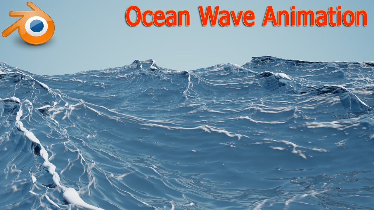 Quickly Animate Ocean Waves In Blender Oe298 Youtube