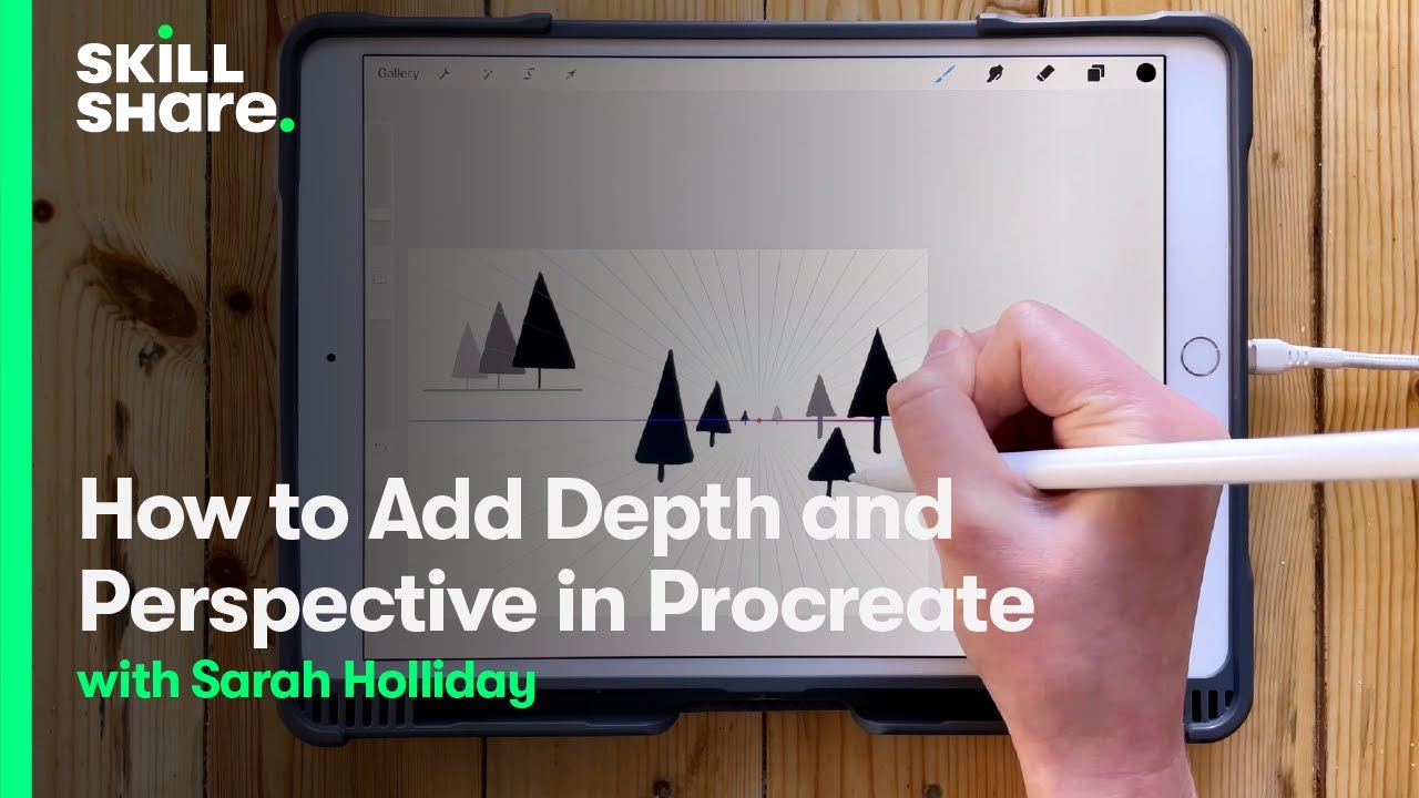 How To Add Depth Perspective In Procreate Youtube