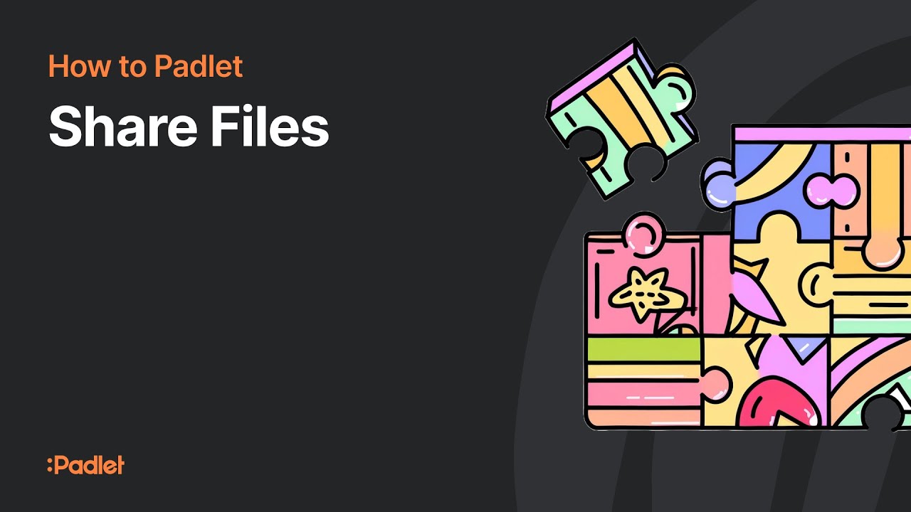 How To Share Files On Padlet Youtube