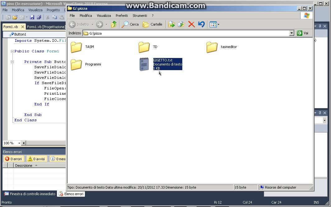 Tutorial 14 Imparare Visual Basic 2010 Youtube