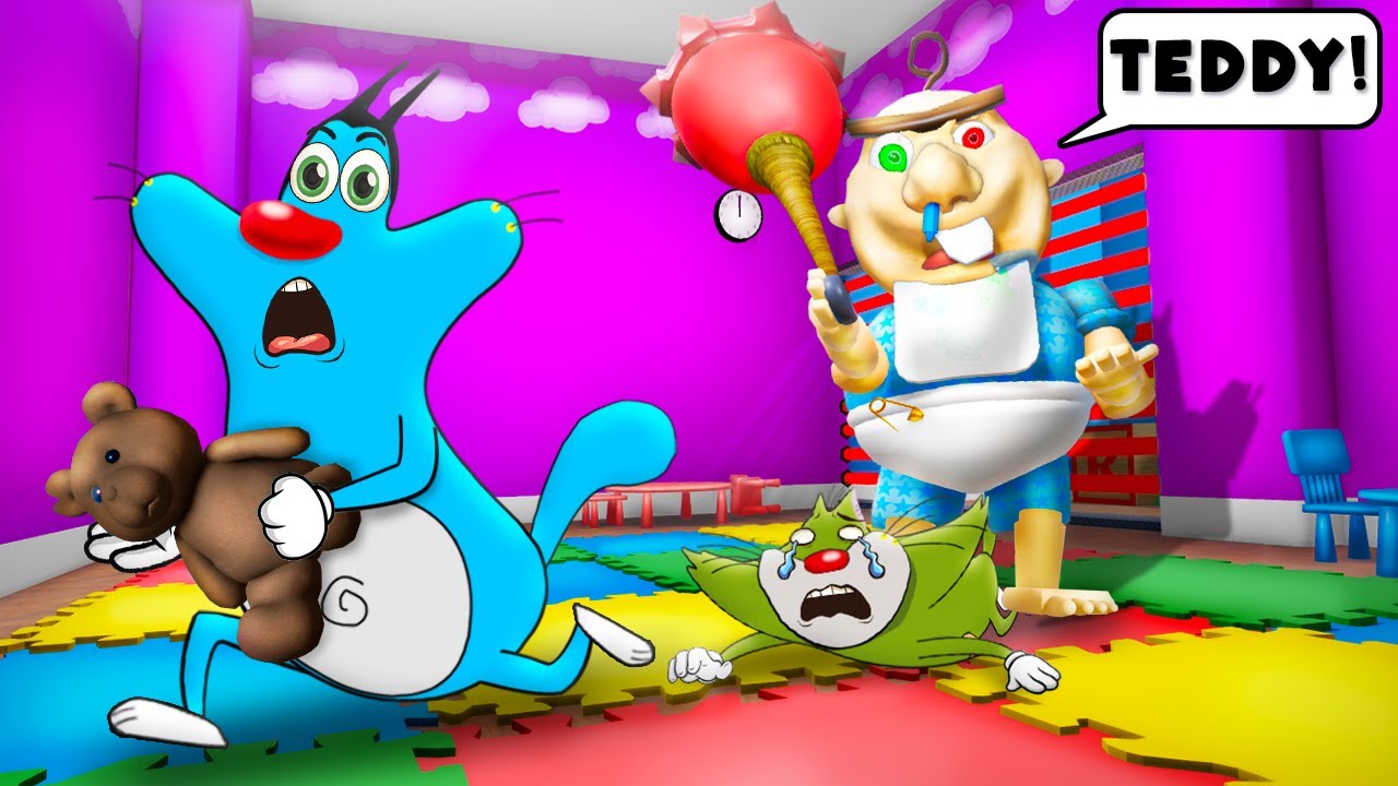 Roblox Babby Bobby S Daycare Scary Obby With Oggy And Jack Rock