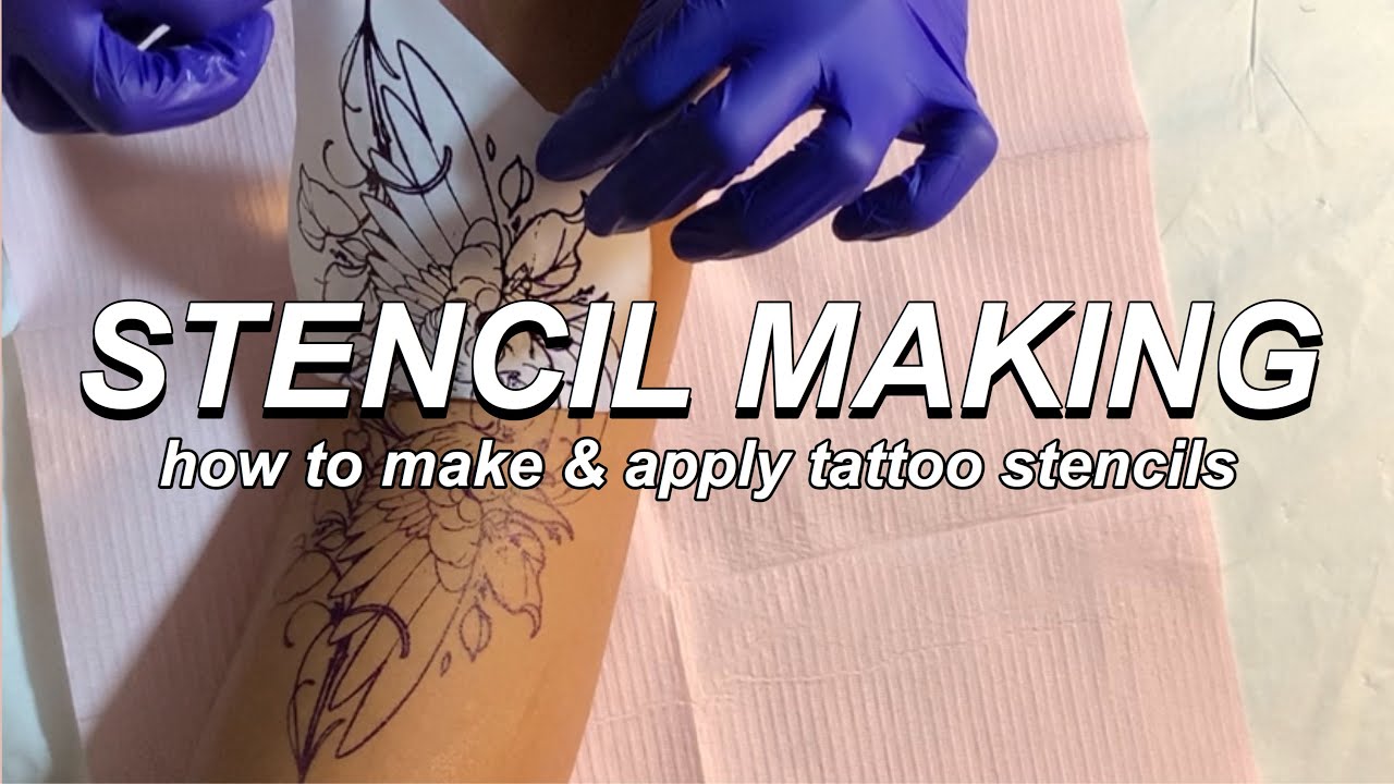 Tattoo Stencil Tutorial How To Make Tattoo Stencils Youtube