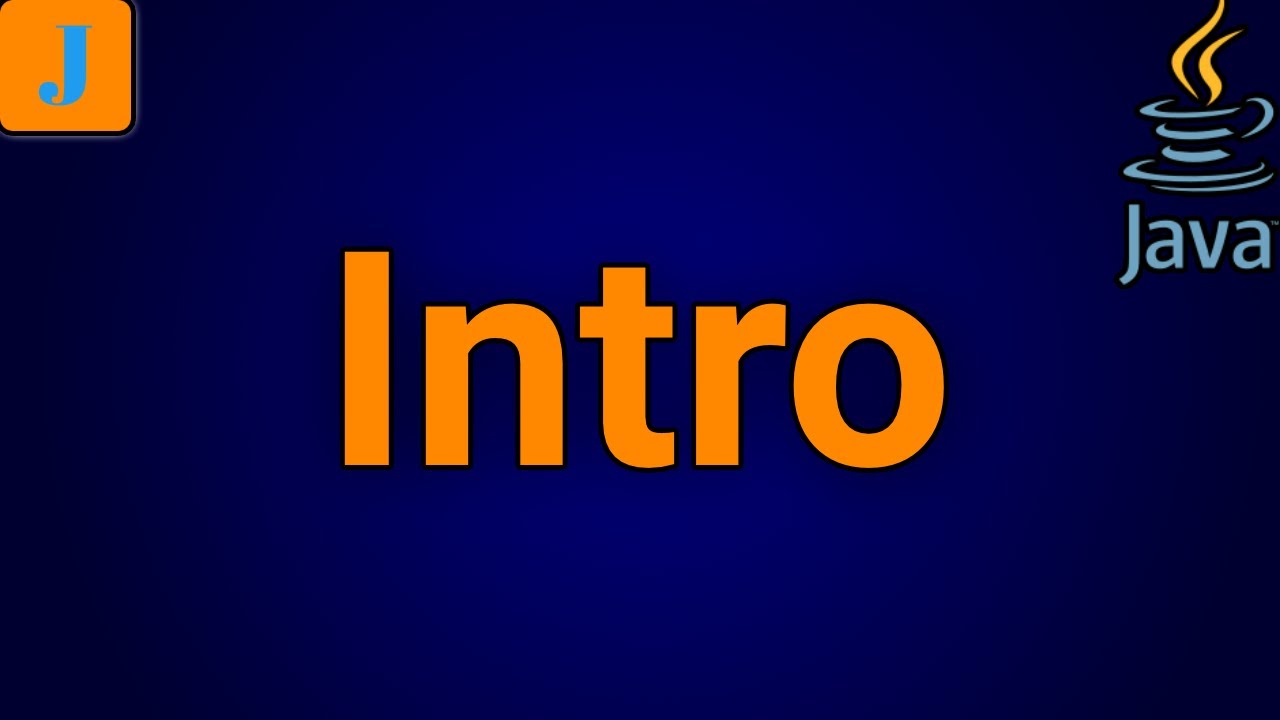 Java Intro Youtube
