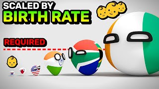 Countries Scaled By Birth Rate Countryballs Animation Pwa Mp3 Music
