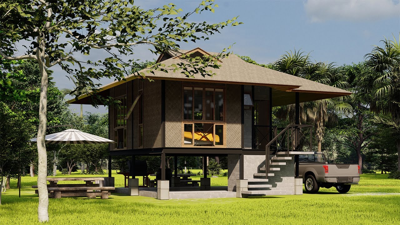 Modern Nipa Hut Bahay Kubo Design Youtube