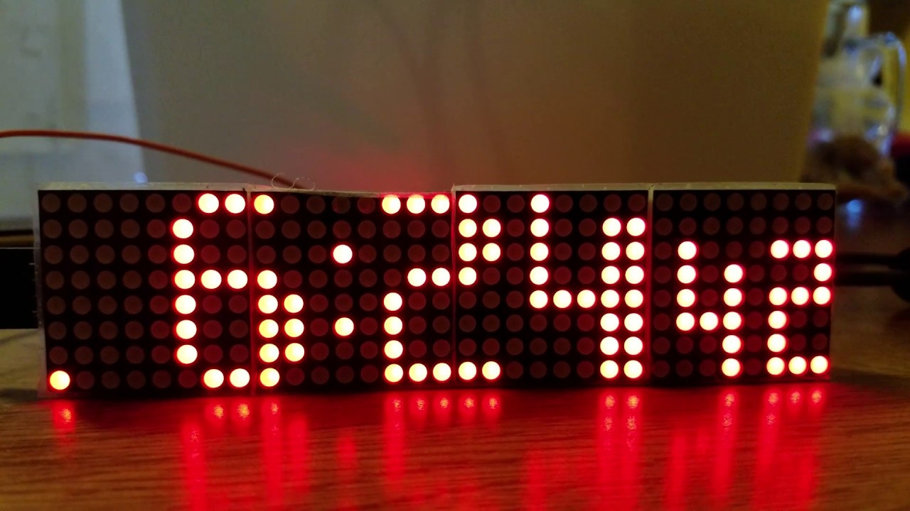 Arduino Led Matrix Clock At John Keys Blog