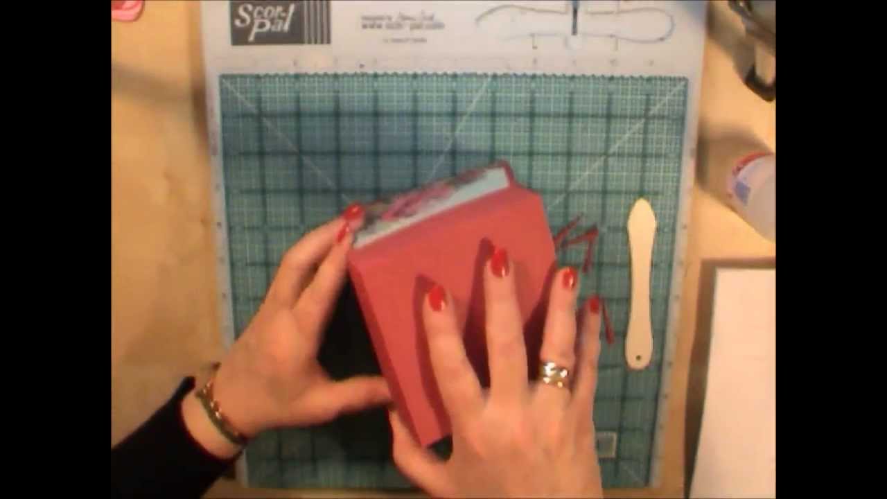 Scrapbooking Exploding Box Tutorial Youtube