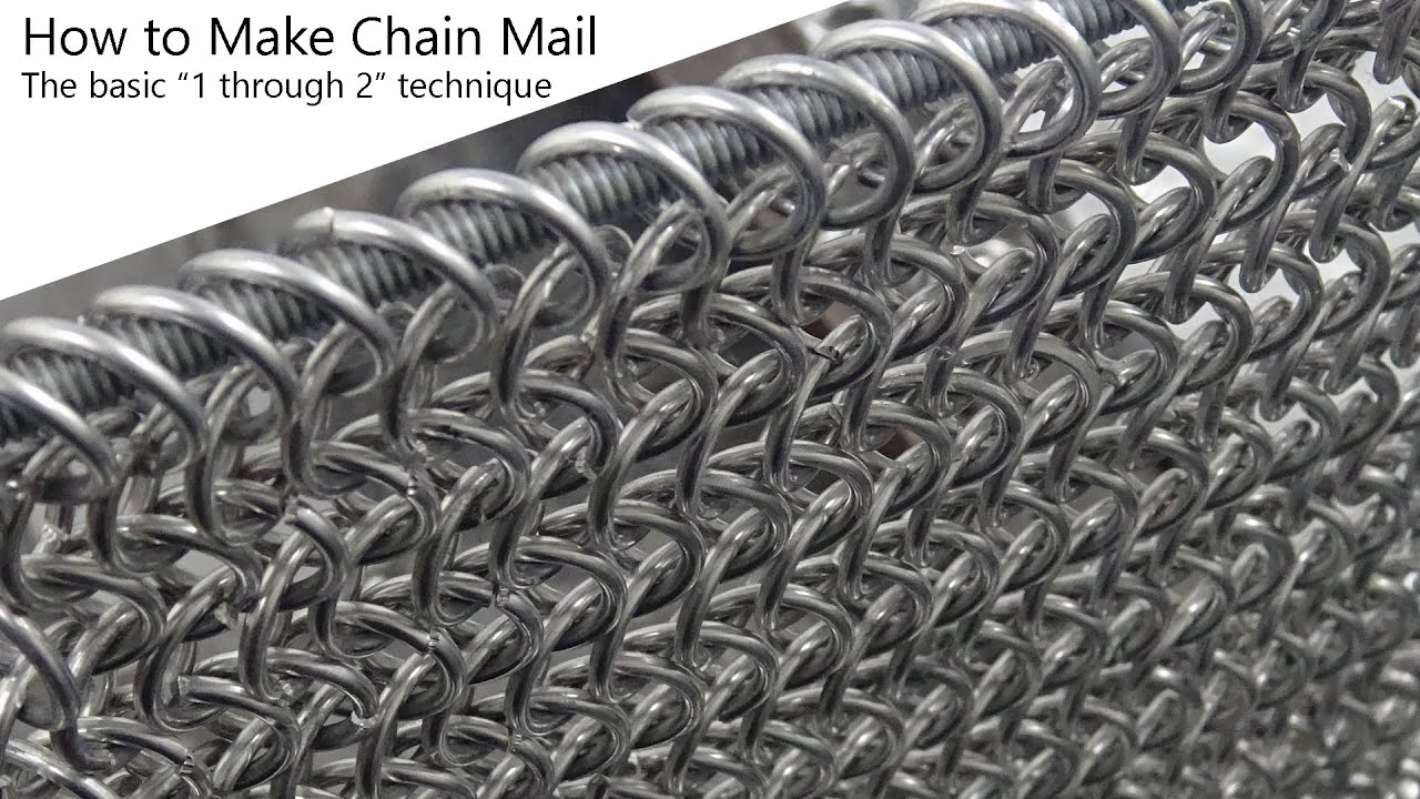 How To Make Chain Mail Chainmail Maille Youtube
