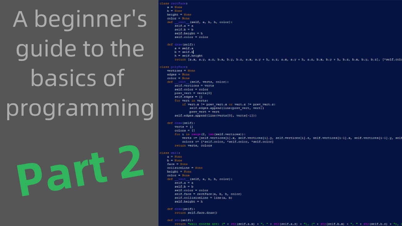 A Beginners Guide To The Very Basics Of Programming Part 2