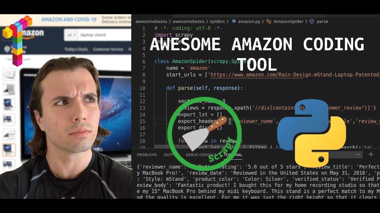Amazon Automation Using Python Code Youtube