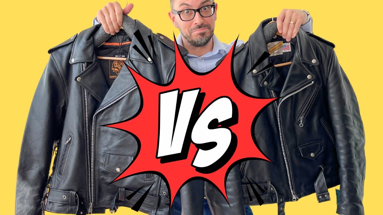 Cheap Vs Expensive Leather Biker Jackets Youtube