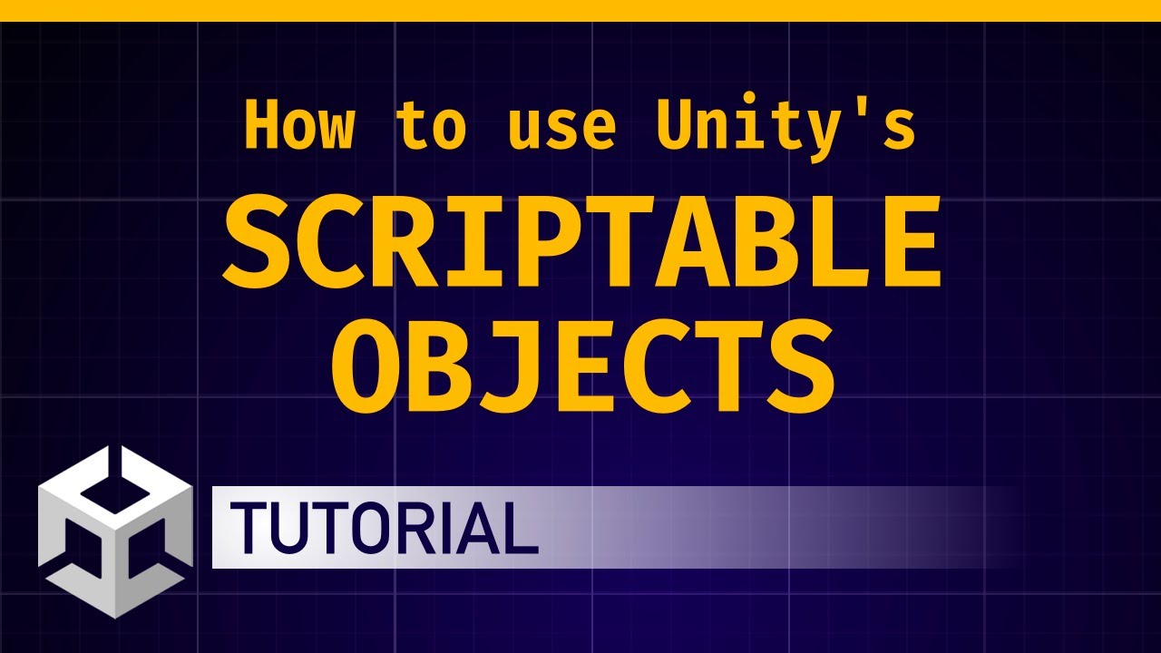 How To Use Unity S Scriptable Objects Unity C рџ рџ Tutorial Youtube