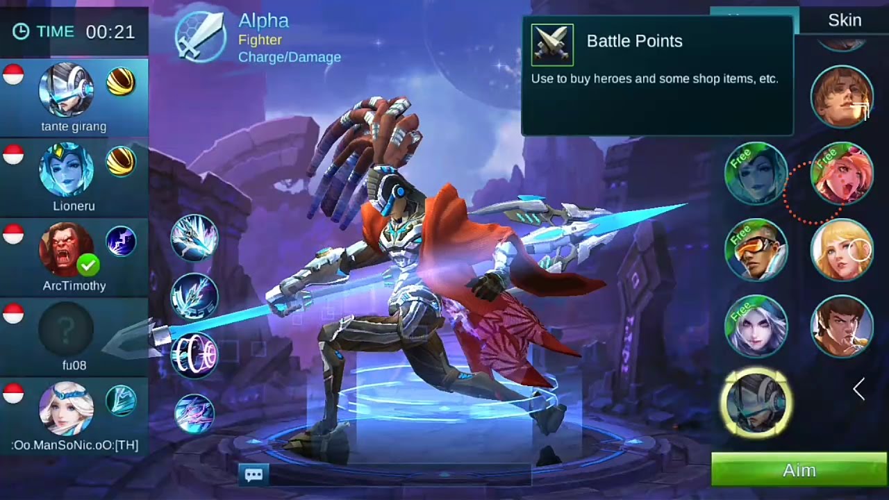 Mobile Legends New Hero Alpha First Gameplay Mvp