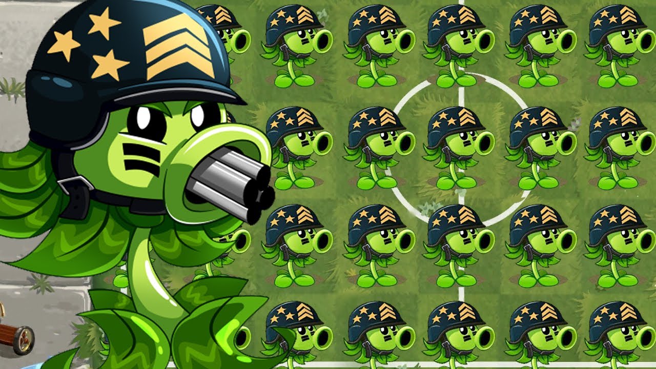 Peashooter Gatling Pea At Oscar Minahan Blog