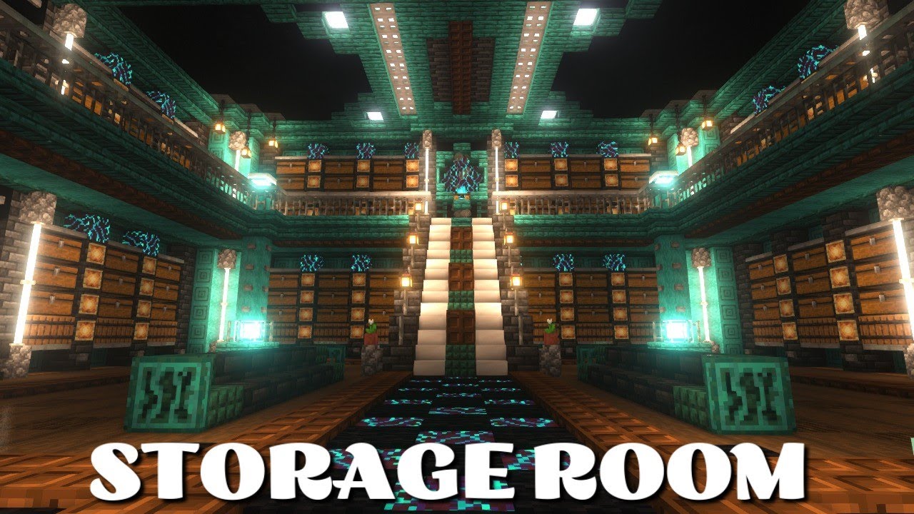 Minecraft Storage Room Layout