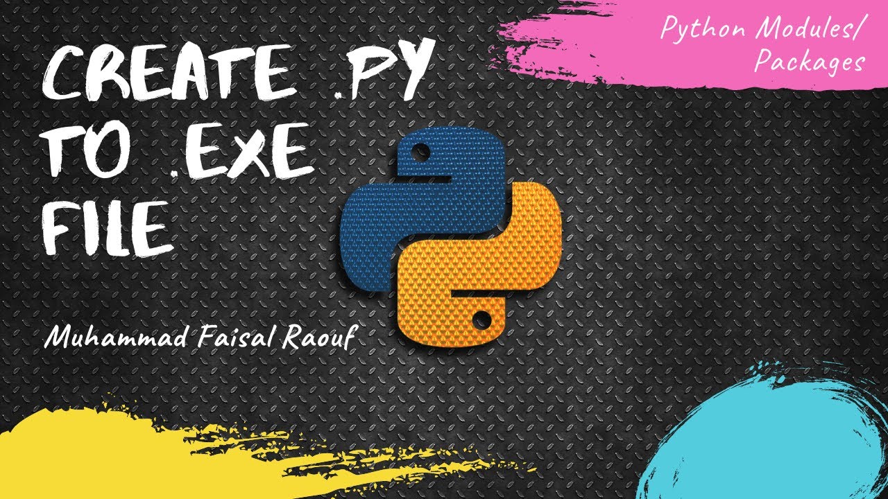 Create Python Py To Exe File Youtube