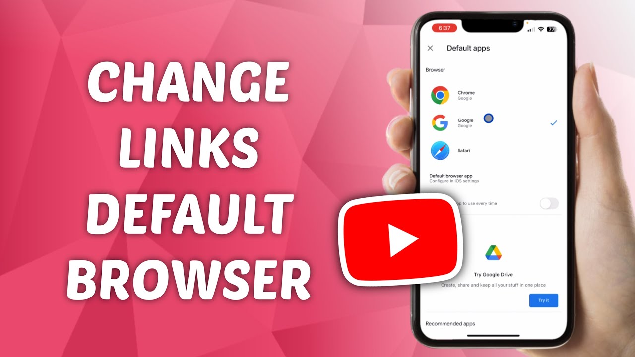 How To Change Youtube Links Default Browser Youtube