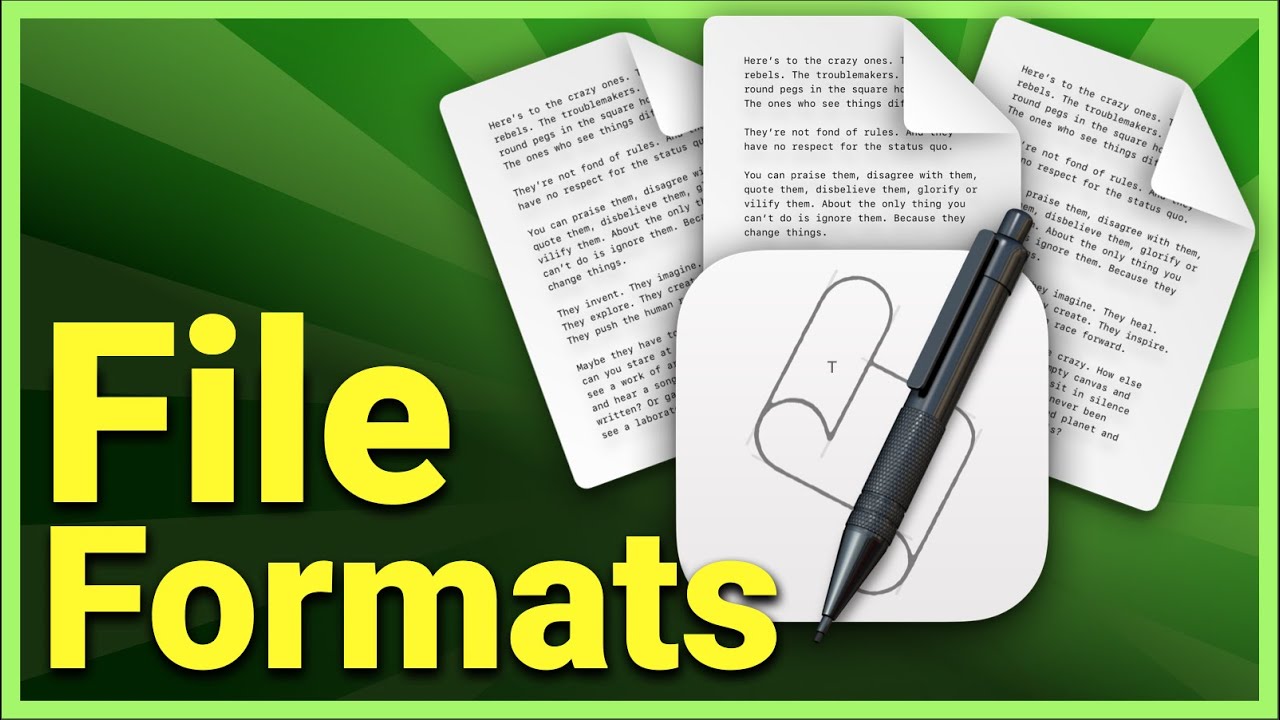 Applescript Tutorial File Formats Youtube