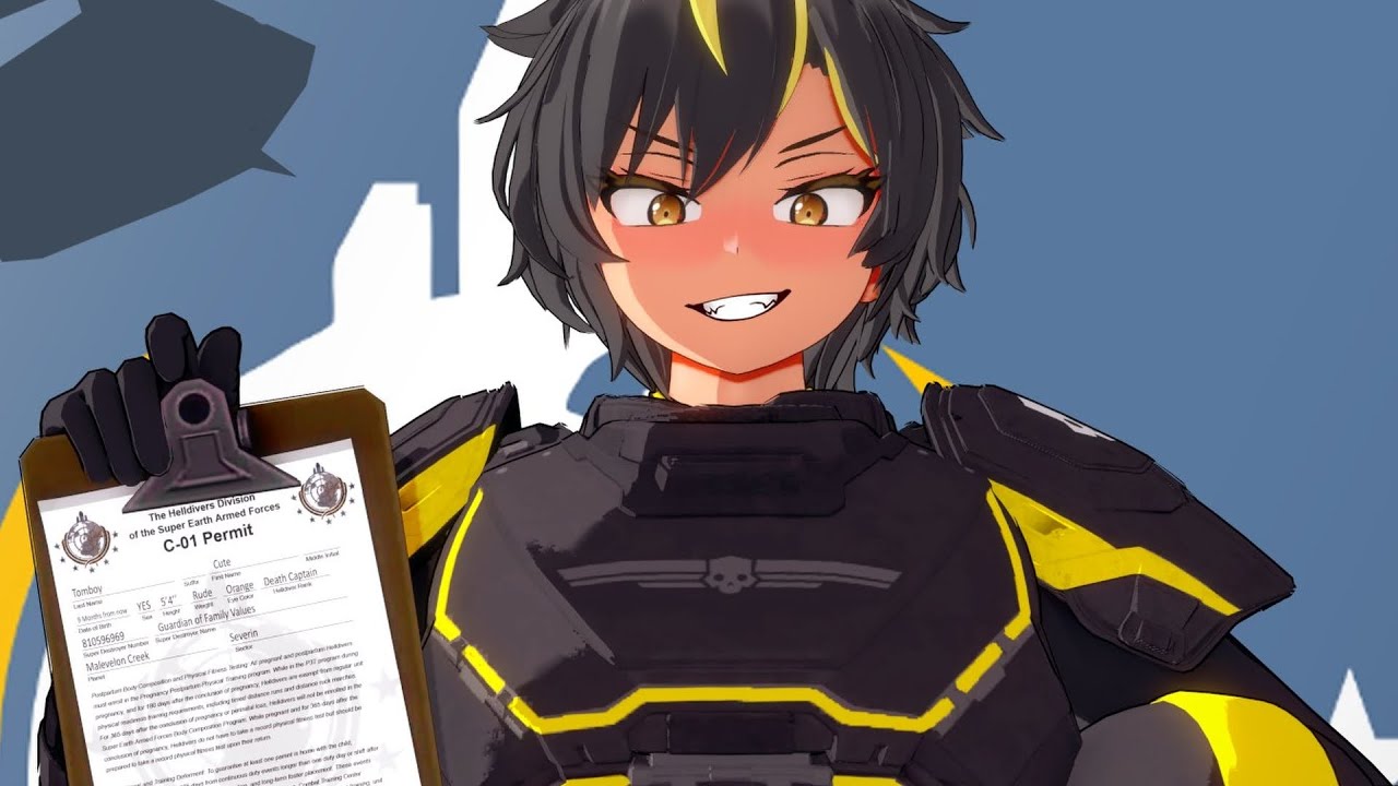 Tomboy Cadet Asset Helldivers 2 Comic Dub Youtube